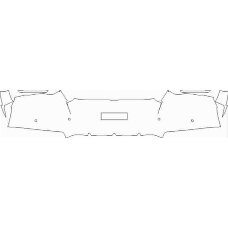 2019- Ferrari 812 GTS Rear bumper with sensor pre cut kit - wraptrade.com