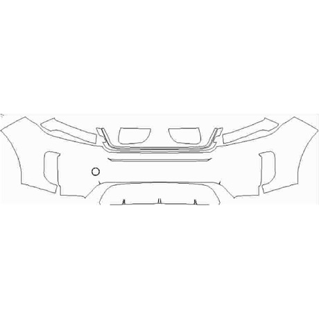 2019- Land Rover Range Rover Evoque HSE, SE, S, Base Front Bumper ...