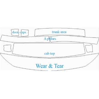 2019- Mercedes A Class AMG Limousine Wear & Tear pre cut kit ...