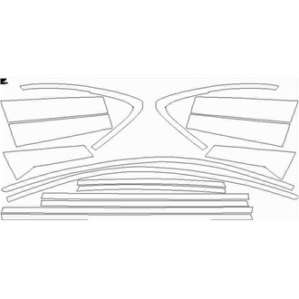 2019- Porsche Macan Turbo Window trim pre cut kit - wraptrade.com