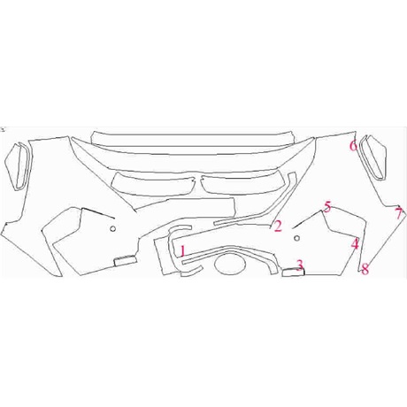 2019- Toyota RAV4 Dynamic Front Bumper with Fog Lights, Sensors, and ...