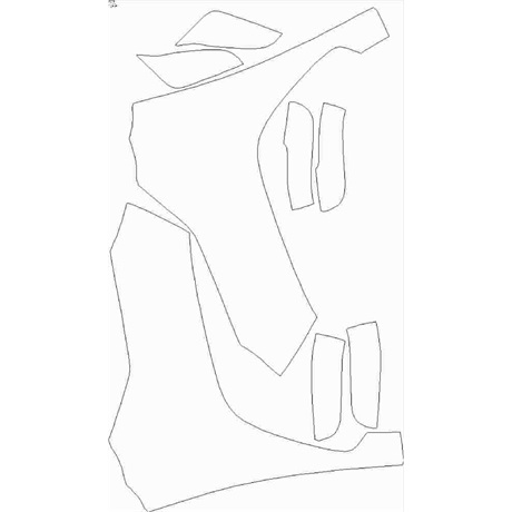 2019- Toyota RAV4 Excel, Design, Icon Fender pre cut kit - wraptrade.com