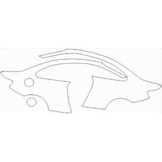 2020- BMW M2 CS Rear Quarter Panels pre cut kit - wraptrade.com