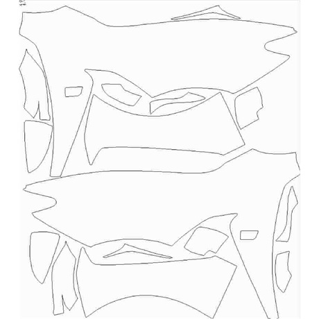 2020- Lexus RC F Carbon, Track Edition Fender pre cut kit - wraptrade.com