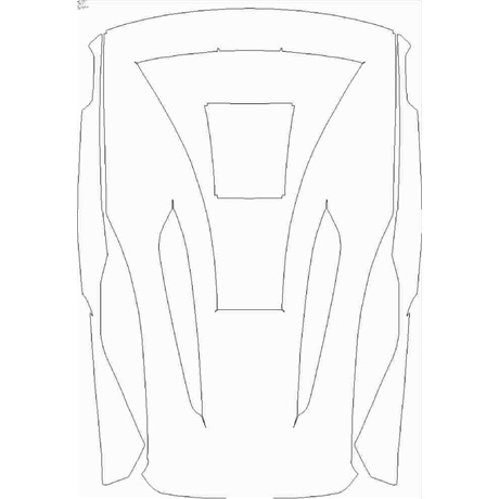 2020- McLaren 620R Coupe Rear Deck Lid pre cut kit - wraptrade.com