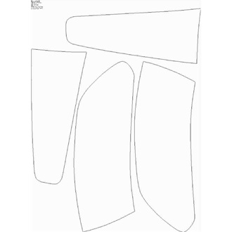 2020- Mercedes GLS Class AMG Line Rear Lights pre cut kit - wraptrade.com