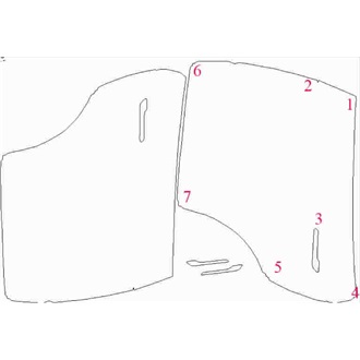 2020- Tesla Model Y Rear Doors pre cut kit - wraptrade.com