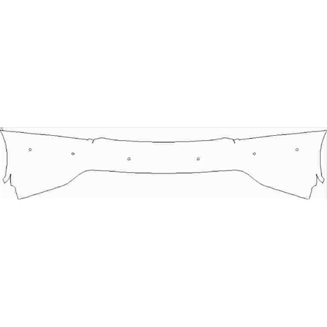 2021- Tesla Model S Long Range, Plaid Rear Bumper with Sensors pre cut ...