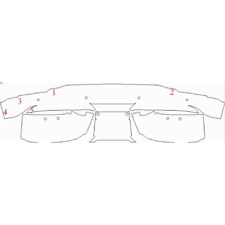 2021- Ford Mustang Mach-E First Edition, AWD Rear Lower Bumper with ...