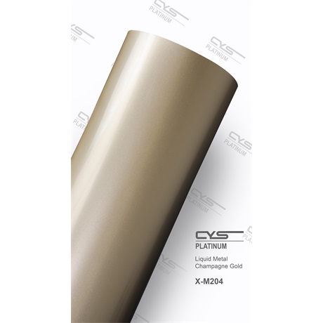 CYS Liquid Metal Champagne Gold car wrapping film 1,52x18m - wraptrade.com