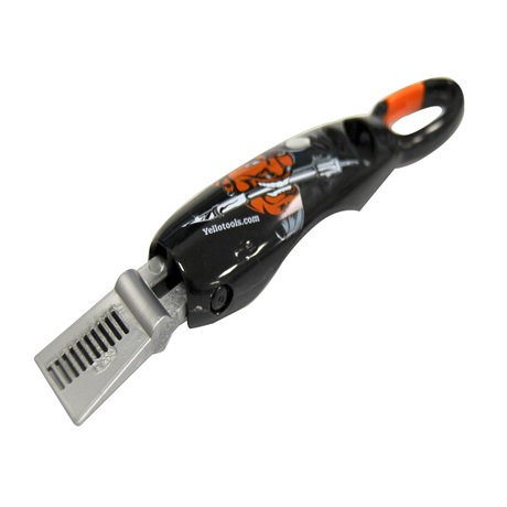 YelloTools WrapSlipCut Clipper A tool designed to direct the blade for straight and depth ...